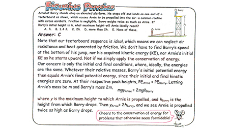 Figuring Physics November Answer | The Physics Teacher | AIP Publishing