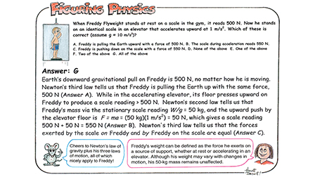October Figuring Physics Answer | The Physics Teacher | AIP Publishing