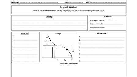 The Scientific Graphic Organizer for Lab Work | The Physics Teacher ...