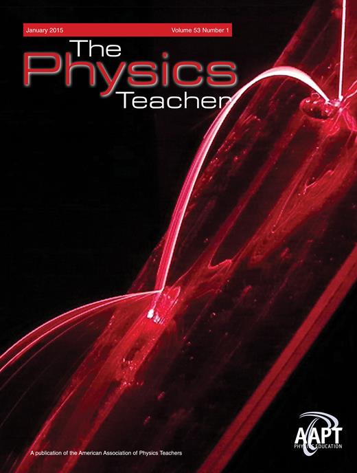Volume 53 Issue 1 | The Physics Teacher | AIP Publishing