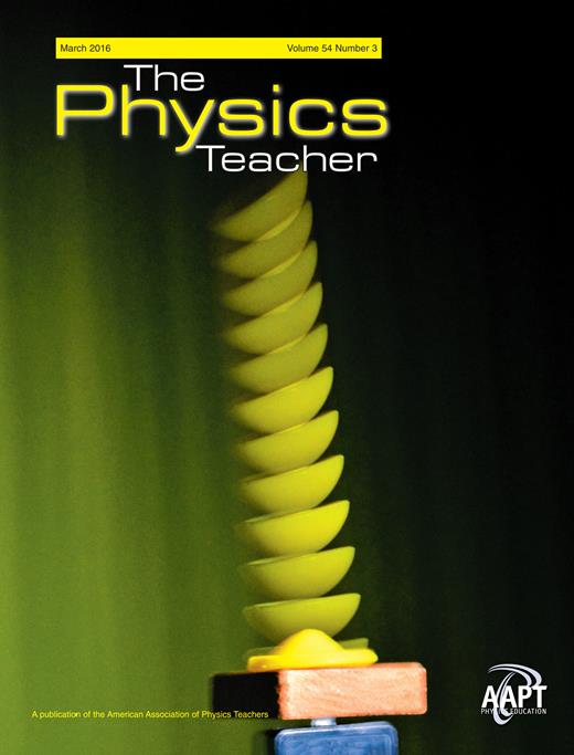 Volume 54 Issue 3 | The Physics Teacher | AIP Publishing