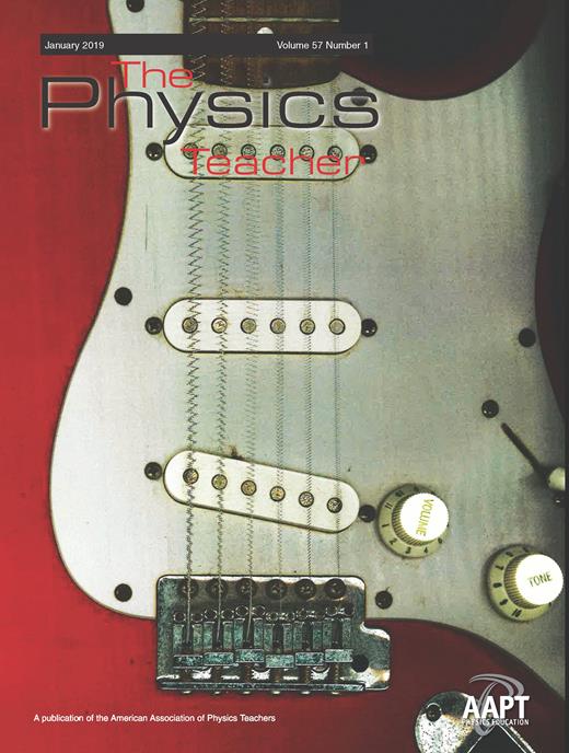 Volume 57 Issue 1 | The Physics Teacher | AIP Publishing