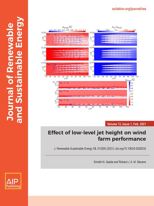 Volume 13 Issue 1 | Journal of Renewable and Sustainable Energy | AIP ...