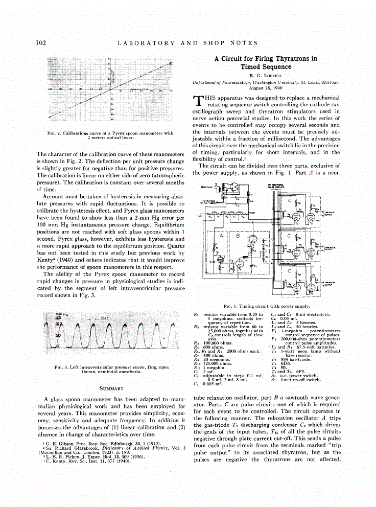 A Circuit for Firing Thyratrons in Timed Sequence | Review of Scientific Instruments | AIP ...