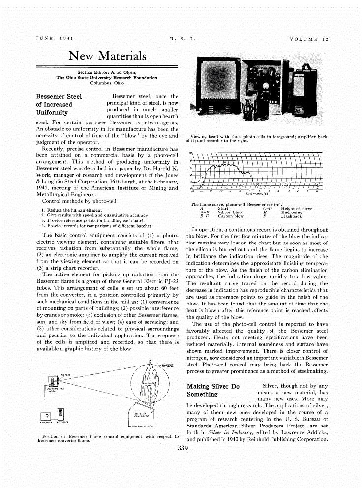 New Materials | Review of Scientific Instruments | AIP Publishing