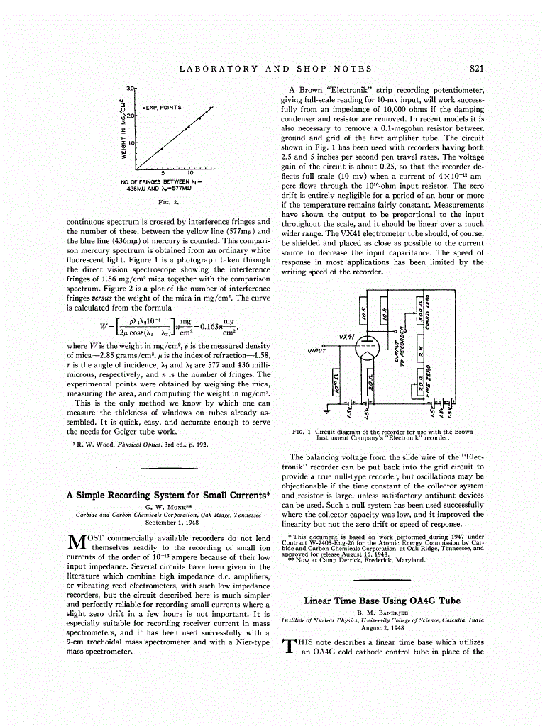 A Simple Recording System for Small Currents | Review of Scientific ...