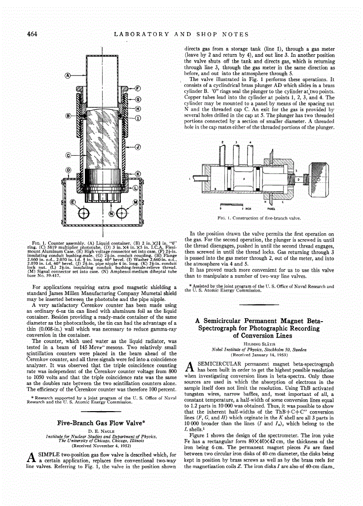 Five‐Branch Gas Flow Valve | Review of Scientific Instruments | AIP ...