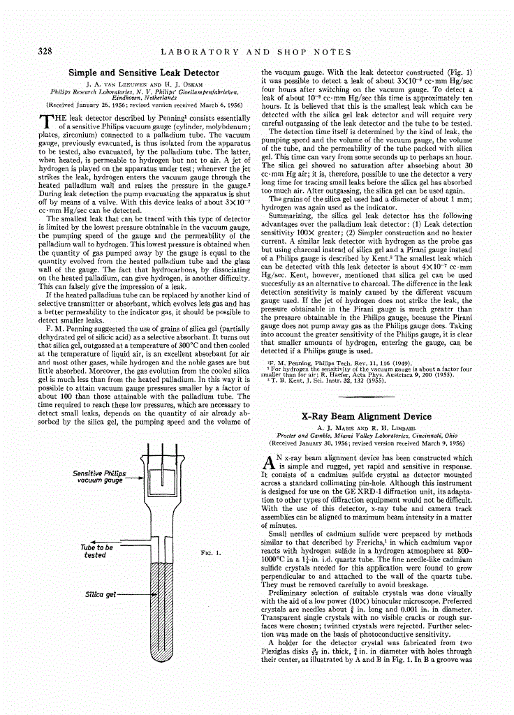 X‐Ray Beam Alignment Device | Review of Scientific Instruments | AIP ...