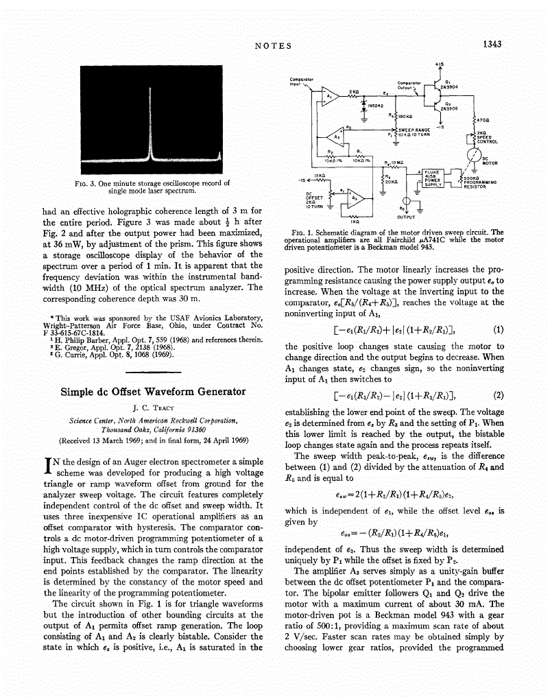 Simple dc Offset Waveform Generator | Review of Scientific Instruments ...