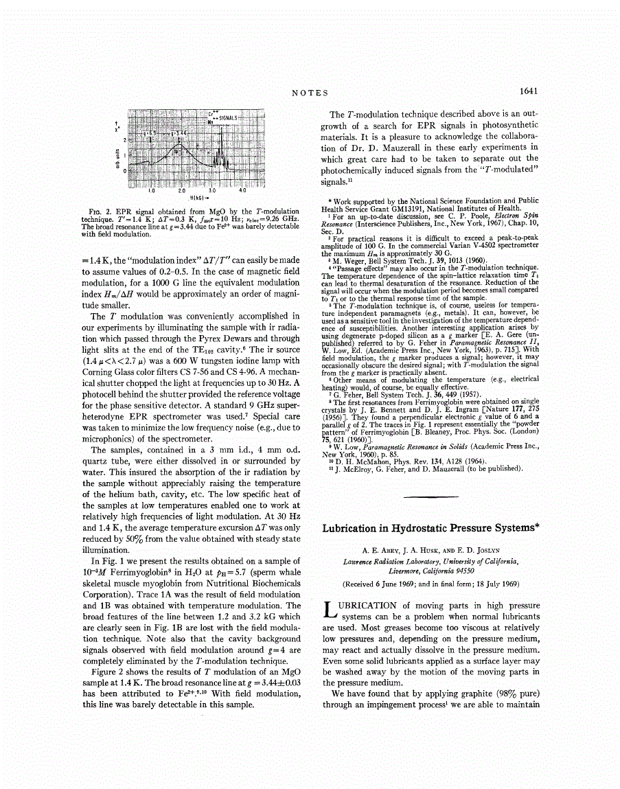 Lubrication in Hydrostatic Pressure Systems | Review of Scientific ...