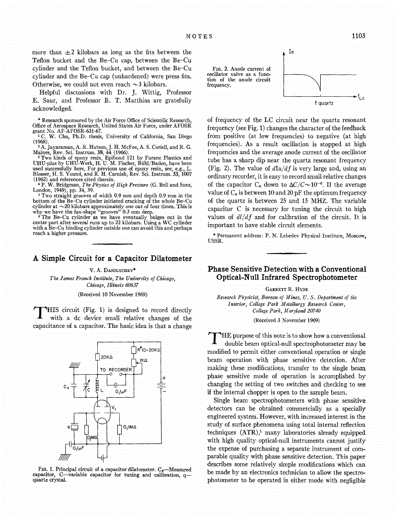 A Simple Circuit for a Capacitor Dilatometer | Review of Scientific ...