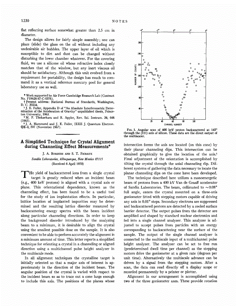 A Simplified Technique for Crystal Alignment during Channeling Effect ...