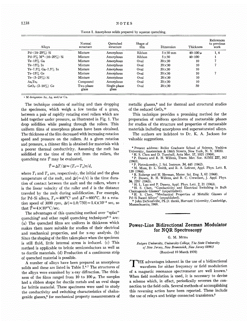 Power‐Line Bidirectional Zeeman Modulator for NQR Spectroscopy | Review ...