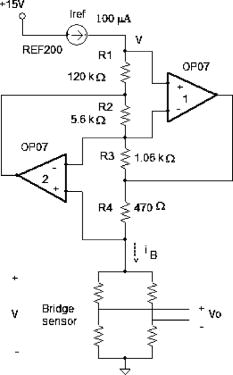 Temperature compensation of Wheatstone bridge magnetoresistive sensors ...