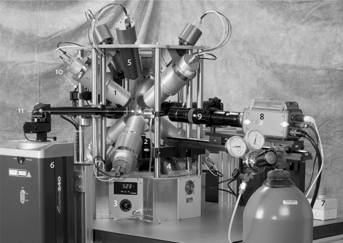 A levitation instrument for containerless study of molten materials ...