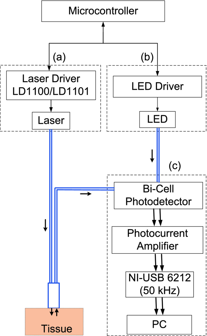 A new laser Doppler flowmeter prototype for depth dependent monitoring ...