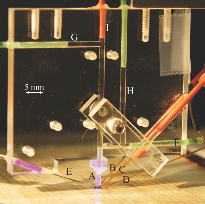 Scanning droplet cell for high throughput electrochemical and ...