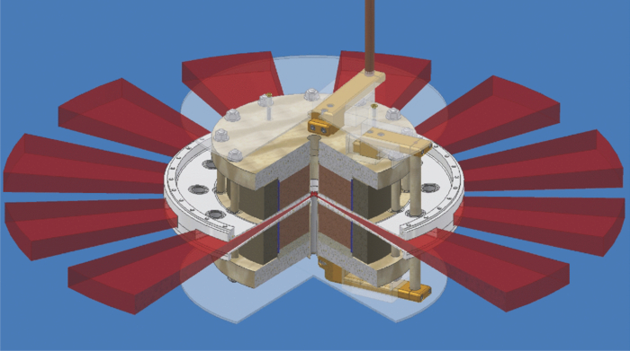 A 31 T split-pair pulsed magnet for single crystal x-ray diffraction at ...