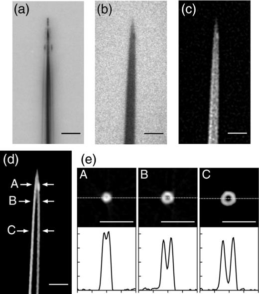 Laboratory-size three-dimensional x-ray microscope with Wolter type I ...