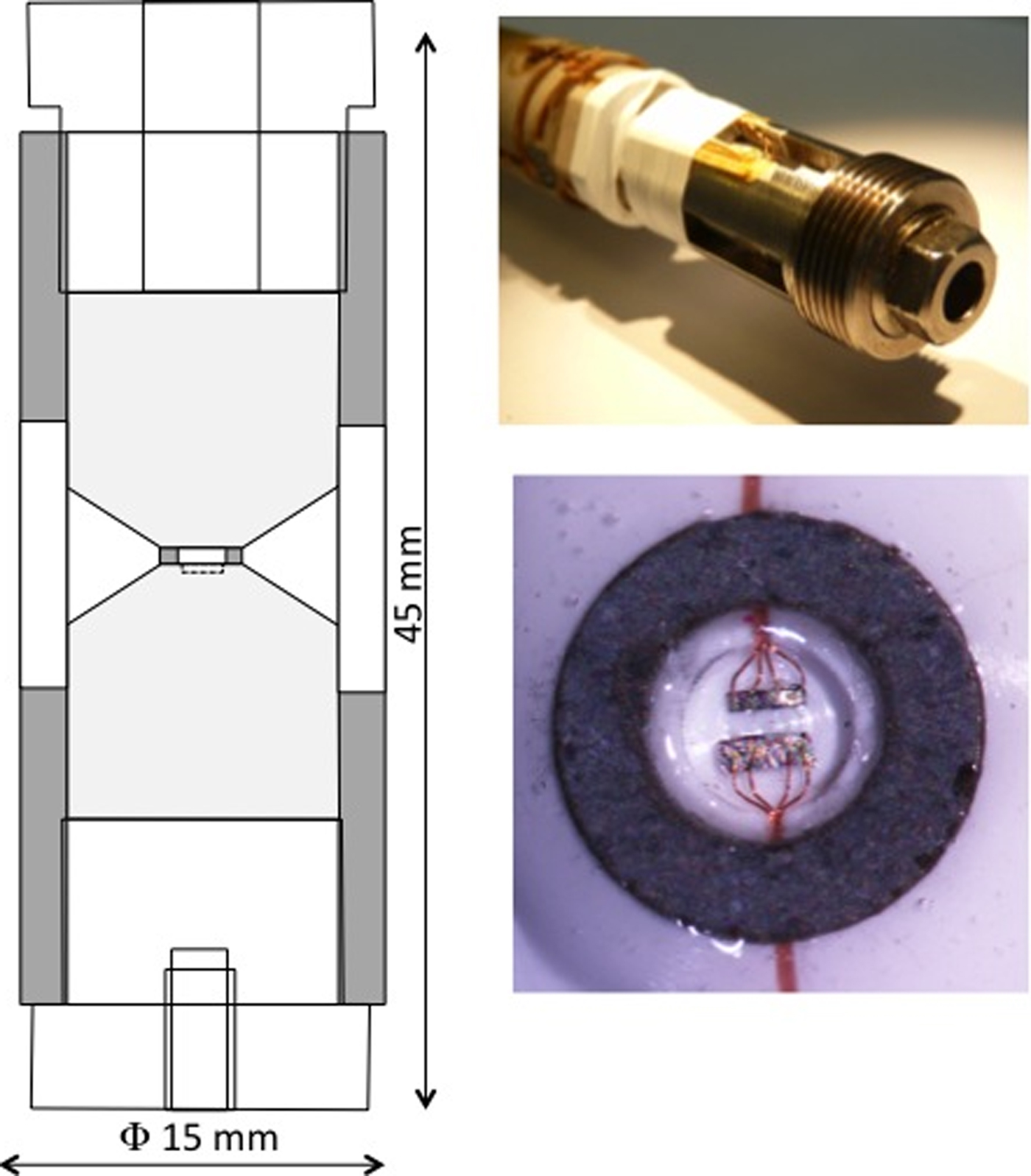 Pressure cell for transport measurements under high pressure and low ...