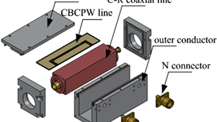 Design and development of compact coaxial to coplanar waveguide ...