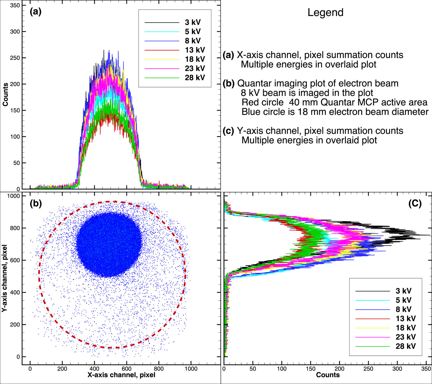 Microchannel plate detector detection efficiency to monoenergetic ...