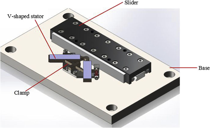 A novel large thrust-weight ratio V-shaped linear ultrasonic motor with ...
