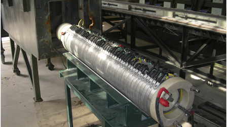 Design and testing of a coil-unit barrel for helical coil ...