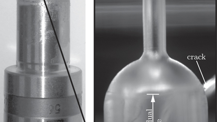 Transparent high-pressure nozzles for visualization of nozzle internal ...