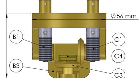 Two-axis goniometer for single-crystal nuclear magnetic resonance ...