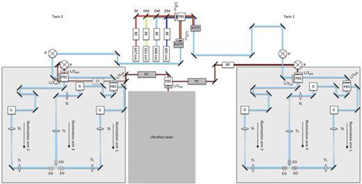 A versatile, multi-laser twin-microscope system for light-sheet imaging ...