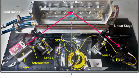Apparatus for simultaneous dynamic light scattering–small angle neutron ...