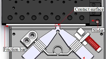 Modeling and verification of life prediction of a V-shaped linear ...