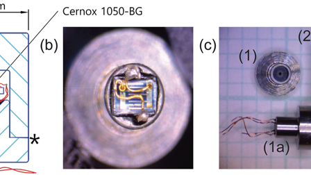 Cernox thermometer under hydrostatic pressure for enhanced temperature ...