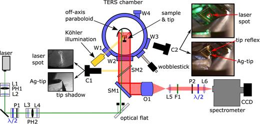 Polarized tip-enhanced Raman spectroscopy at liquid He temperature in ...