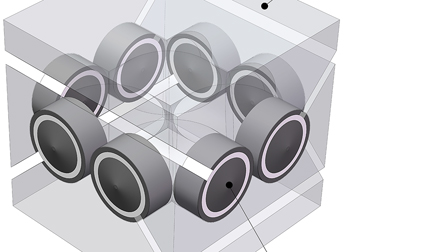 Damped two-axis axially collocated flexure hinge | Review of Scientific ...
