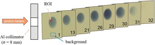 Proton Bragg curve and energy reconstruction using an online ...