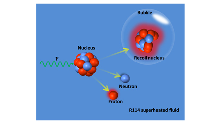 Design of a gamma threshold detector based on the bubble chamber for ...