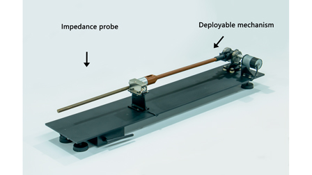 Electron density measurement of an ionospheric-like plasma using an ...
