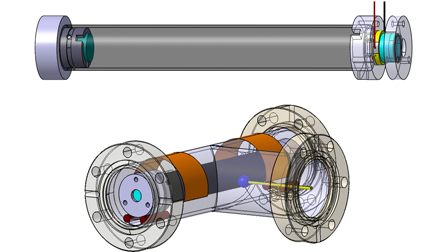 Simple, highly stable transfer cavity for laser stabilization based on ...