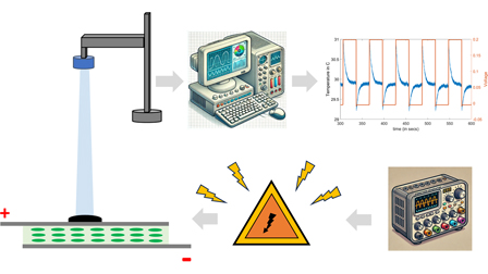 Direct electrocaloric effect (ECE) measurement method using infrared ...