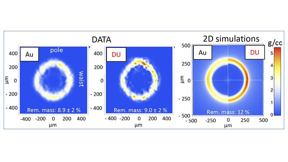 Uranium fusion implosion capsules see improved performance over gold ...