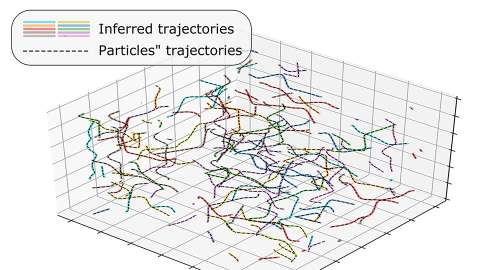 New algorithm tracks multiple particles in action | Scilight | AIP ...