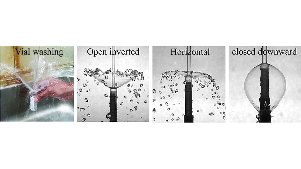 Producing water bells with kitchen vials | Scilight | AIP Publishing
