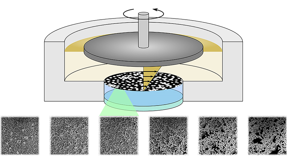 Fluorescence microscopy provides contactless method for studying liquid ...