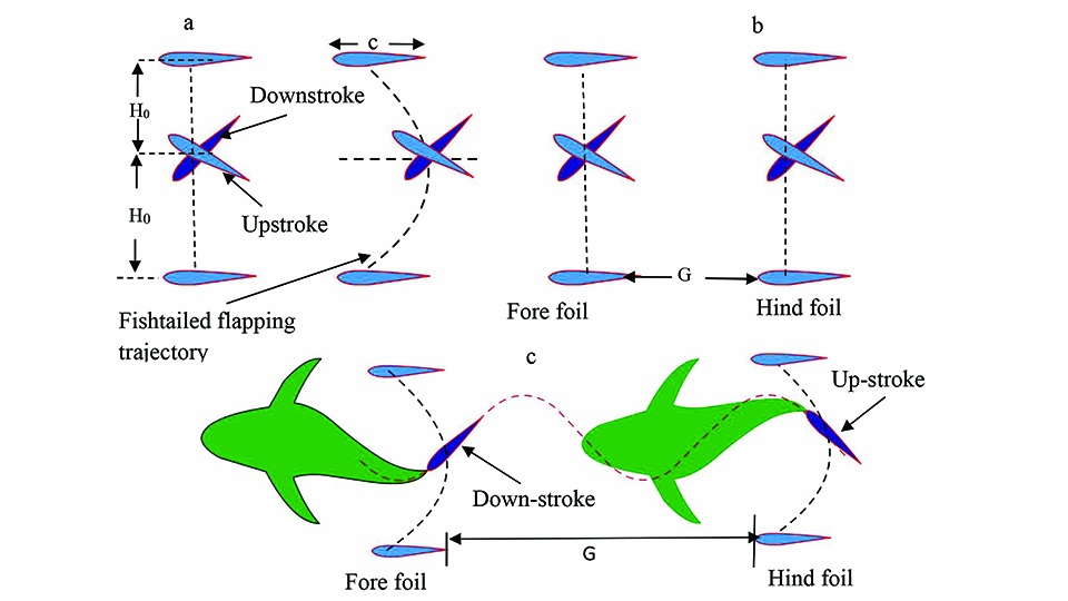 Imitating Fishtail Motion to Increase Efficiency of Flapping Foil ...