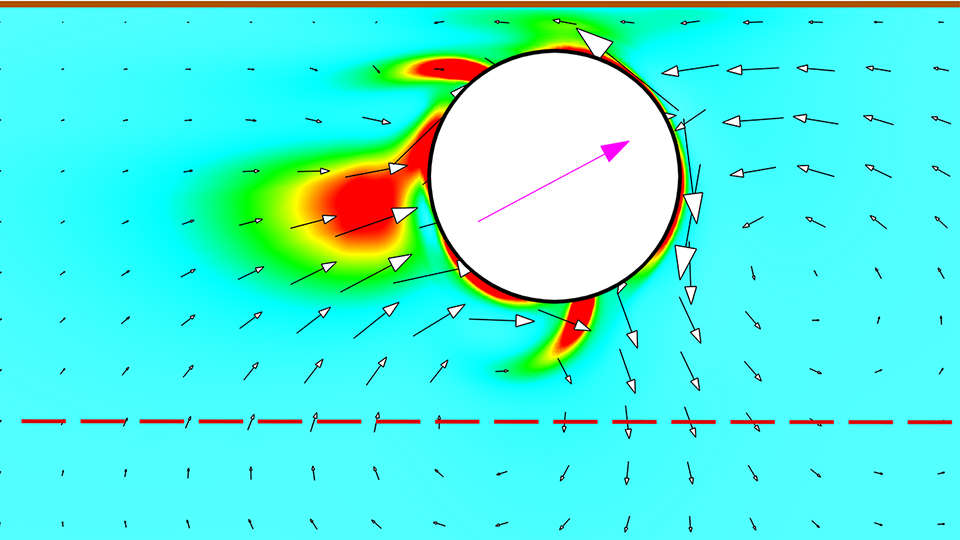 Numerical simulations combine geometry and viscoeleastic properties to ...