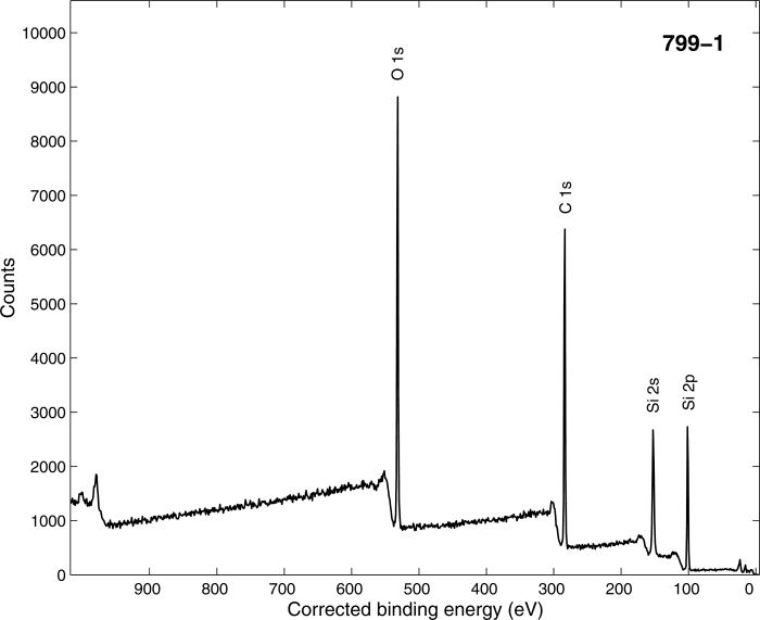 Poly(dimethyl siloxane) (PDMS) XPS Reference Core Level and Energy Loss ...