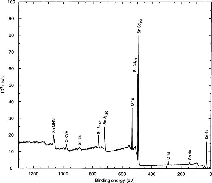 SnO2 by XPS | Surface Science Spectra | AIP Publishing
