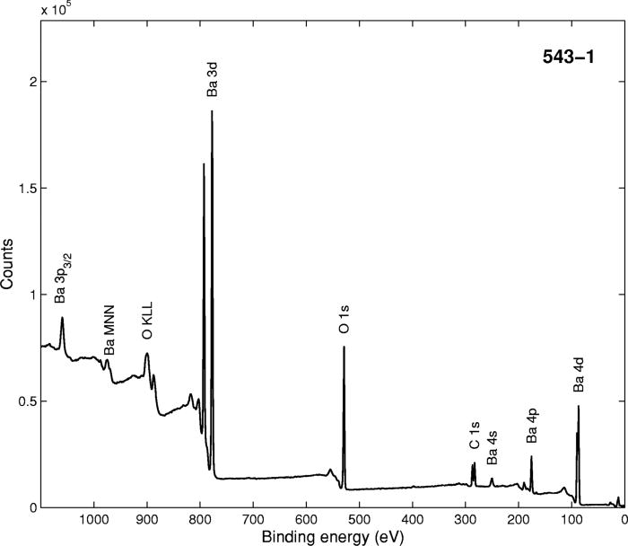 Characterization of the Surface of BaCO3 Powder by XPS | Surface ...
